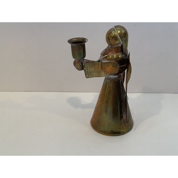 Unbranded | Holiday | Vintage Copper And Brass Angel Candle Holder ...